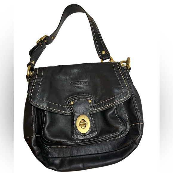 Coach | Bags | Coach Ali Legacy Leather Shoulder Hobo Bag | Poshmark